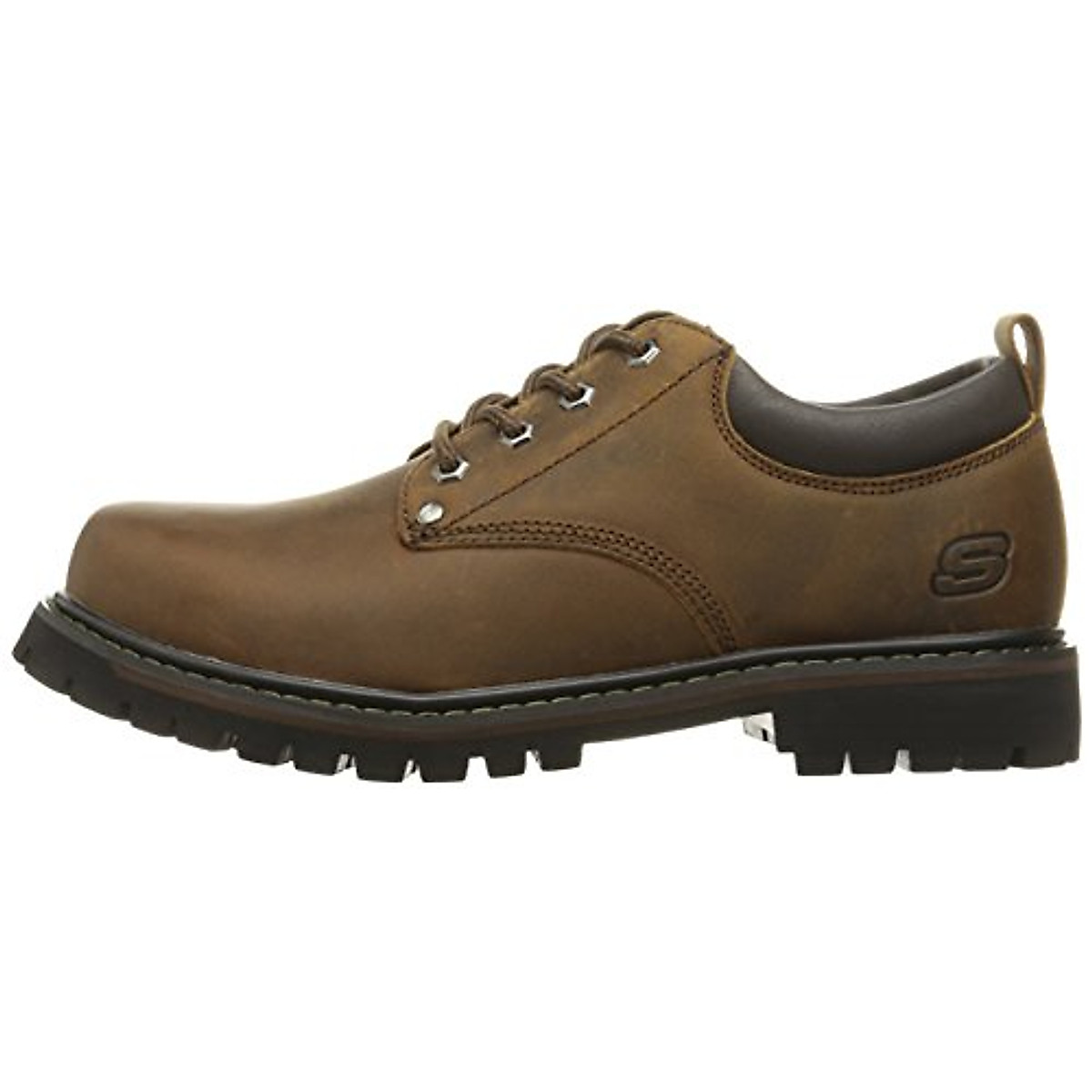 Skechers Men's Tom Cats Utility Shoe, Dark Brown, 11 M US
