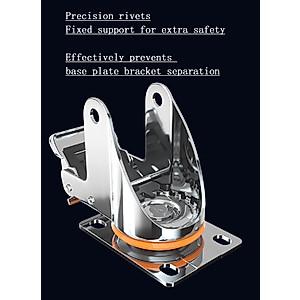 Caster Wheels Heavy Duty Casters, 8 Inch Casters Set of 4 Wheels Directional-Swivel-Brake Casters, Industrial/Workbench/Cart Casters Rubber-Silent Load Capacity 800Kg(Fixed)