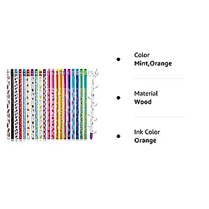 Marspark 40 Pieces Scented Pencils Holiday Pencils Welcome Back to School Pencils Cool HB Pencils for Kids Wood Smelly Pencils with Erasers Birthday Pencils for Students Classroom Reward