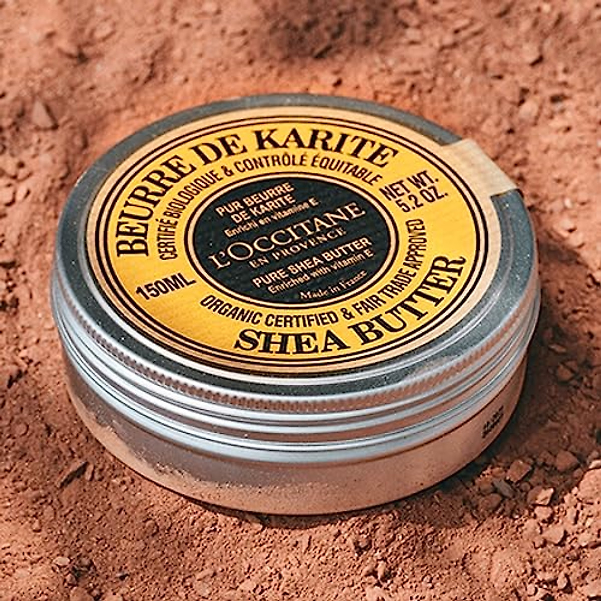 L'Occitane Pure Shea Butter: Organic Shea Butter, Nourish Dry Skin & Hair, With Vitamin E, Multitasking Beauty Balm, Protects From Dryness, Softening