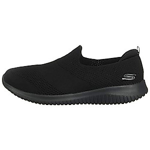 Skechers womens Sneaker,Black,8 M US