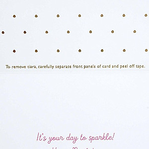 Hallmark Signature Birthday Card (Princess Crown)