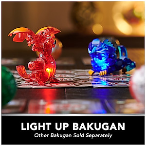 Bakugan Legends, Nova Bakugan, Dragonoid, Light Up Bakugan Action Figures, 1 Character Card and Metal Gate Card, Kids Toys for Boys Ages 6 and Up