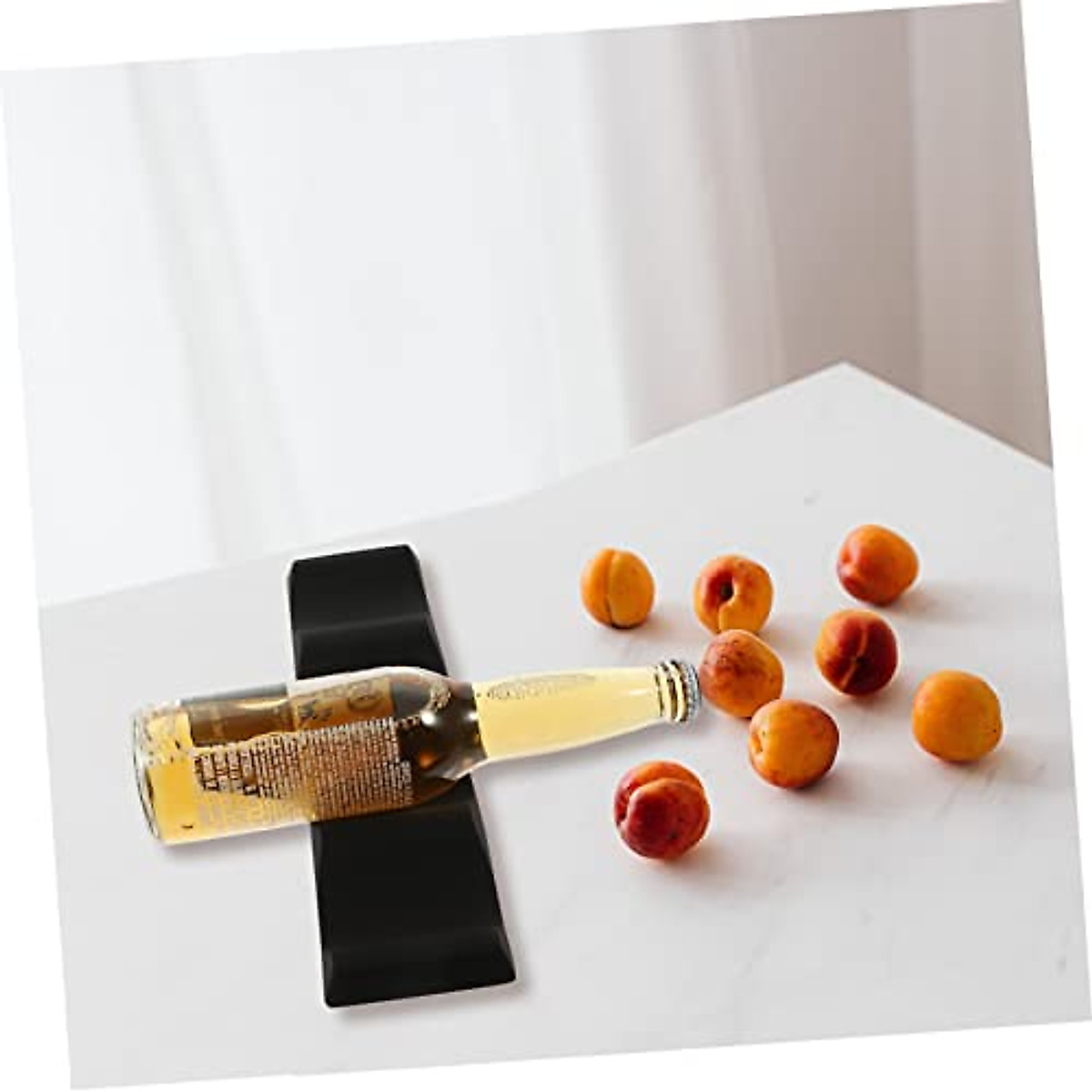 Cabilock 8 pcs Wine Bottle mat Silicone can mat Drink Organizer for Fridge can Organizer for Refrigerator Bottle Organizer for Cabinet Beer Stacker Drink Dispenser Silica Gel Non-Slip soda