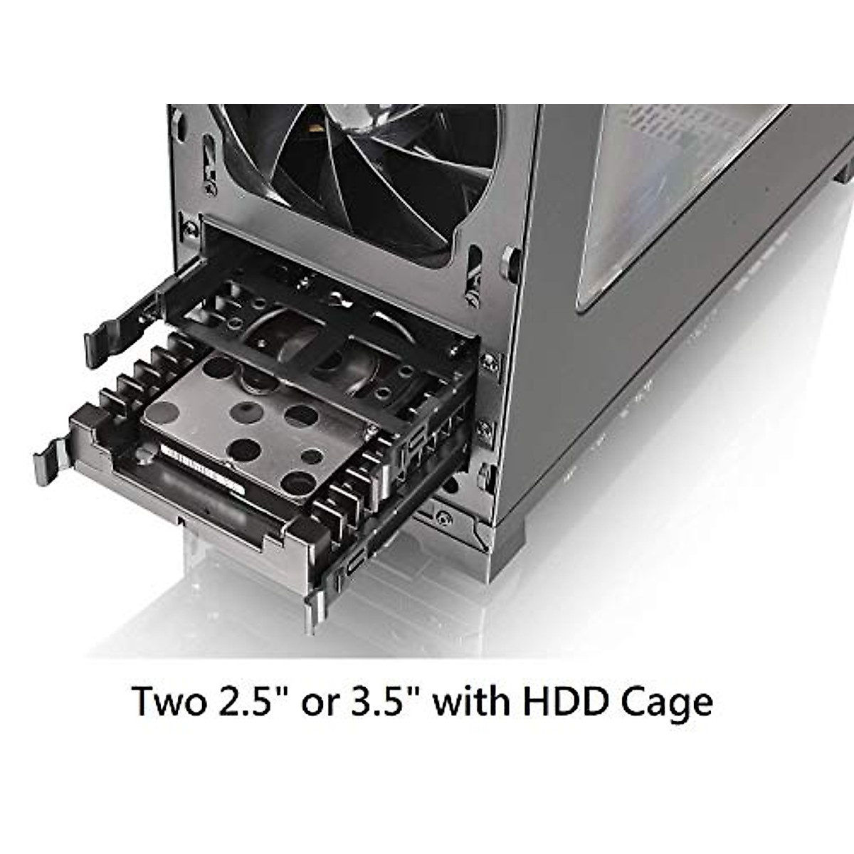 Thermaltake Core G3 Black Slim Small Form Factor ATX Perforated Metal Front and Top Panel Gaming Computer Case 2.0 Edition with Two 120mm Front Fan Pre-Installed CA-1G6-00S1WN-A0