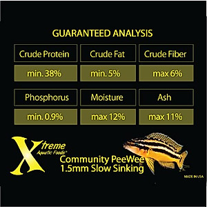 Xtreme Aquatic Foods 2131-G Community Pee-Wee Fish Food