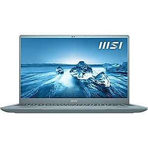 MSI Prestige 14 14" FHD Ultra Thin and Light Professional Laptop: Intel Core i5-1240P GTX 1650 16GB LPDDR4X 512GB NVMe SSD, Thunderbolt 4, MicroSD Card Reader, Win 11 Home: Blue Stone A12SC-010