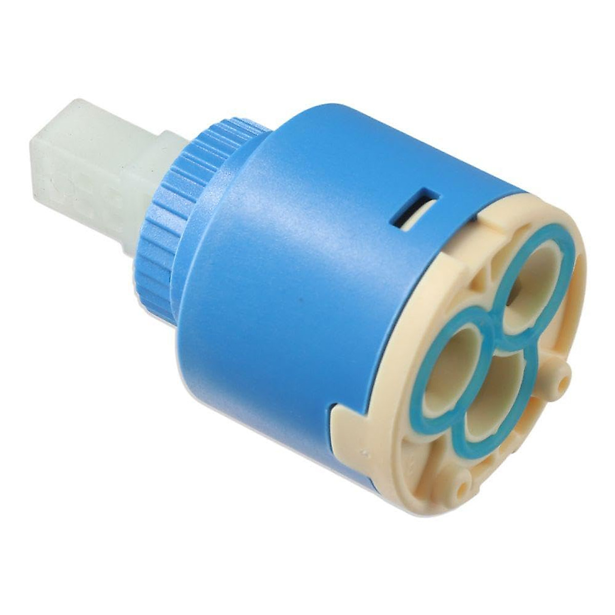 iuniq Ceramic Faucet Cartridge Replacement,Diameter 35mm Universal Blue Cartridge Water Mixer Tap Inner Control Kitchen And Bathroom Waterfall Faucet Valve Single Handle Basin Shower Faucet Parts