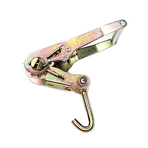 GRIPON (Pack of 2) 2-inch Ratchet with Finger J Hook Tie Down