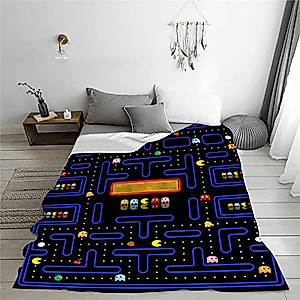 Gobits Video Game Blanket Game Gifts Game Throws Blankets for Teens Adults Christmas Halloween Thanksgiving Birthday Gifts 50'×60', Blanket-2