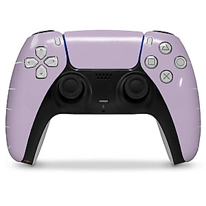 WraptorSkinz Skin Wrap compatible with Sony PS5 DualSense Controller Solids Collection Lavender (CONTROLLER NOT INCLUDED)