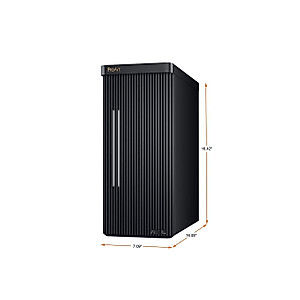 ASUS ProArt Station PD5 prebuilt Desktop, Intel Core i7 Processor, 32GB DDR4, 1TB PCIe SSD, Nvidia RTX 3070, Windows 11 Home, PD500TC-PH778, Black