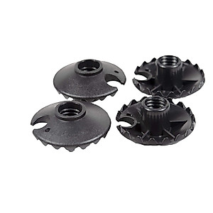 Mons Peak IX Trekking Hiking Ski Poles Mud Snow Baskets 50 mm (4 Pack) Replacement Screw On