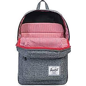 Herschel Pop Quiz Backpack, Raven Crosshatch/Black, Classic 22L