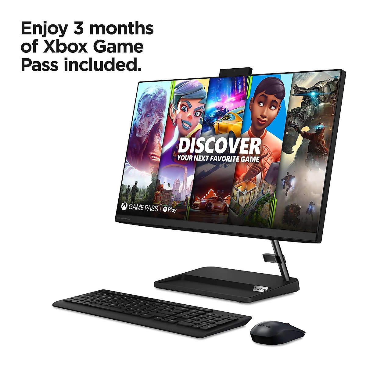 Lenovo IdeaCentre AIO 5i - 2023 - All in One Desktop Computer - Mouse & Keyboard Included - 27" Touchscreen QHD Display - Windows 11-16GB Memory - 512GB Storage - Intel Core i7-13700H,Black