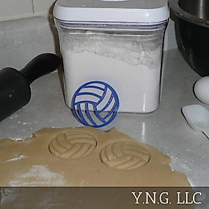 VOLLEYBALL SPORT SMALL DETAILED COOKIE CUTTER MADE IN USA PR270