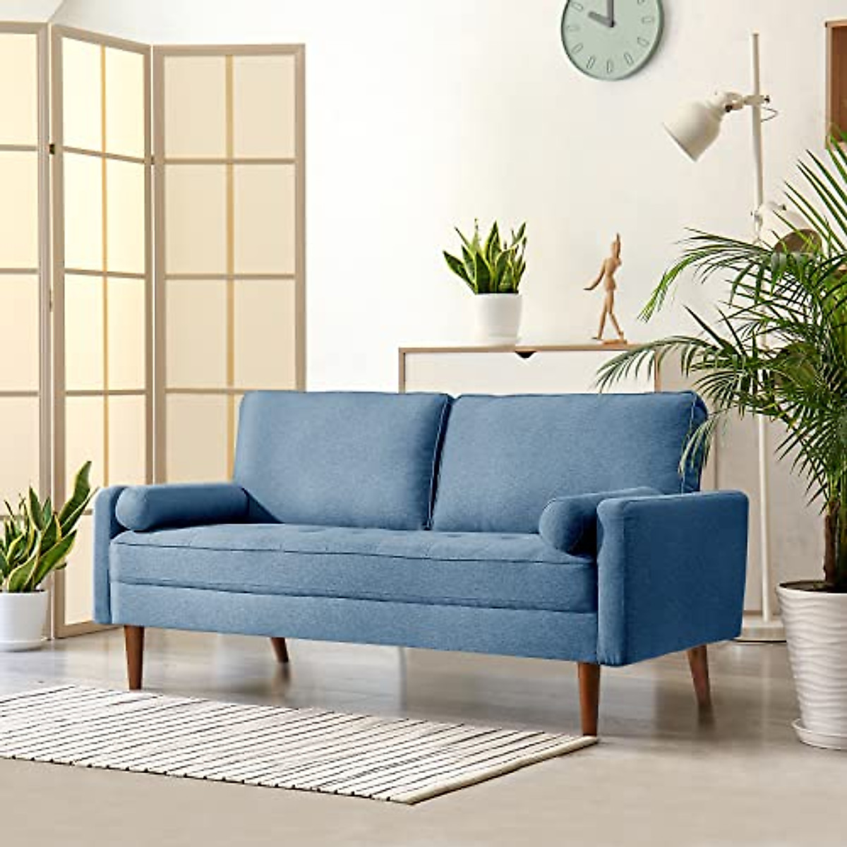 Koorlian 68inch Blue Small Couch Sofas