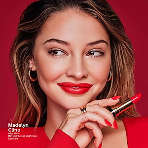 REVLON Lipstick, Super Lustrous Lipstick, Creamy Formula For Soft, Fuller-Looking Lips, Moisturized Feel in Pinks, Sky Line Pink (025) 0.15 oz