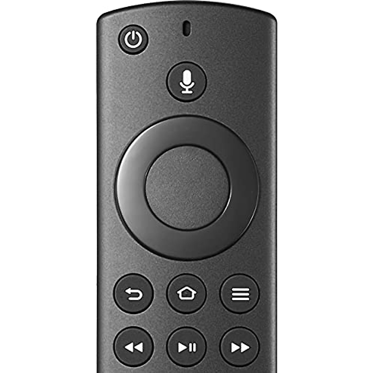 Insignia Remote (NS-RCFNA-21 Rev E) with Microphone for Fire TV - Black (Renewed)