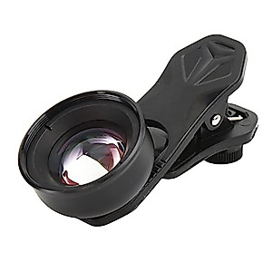 Cell Phone Camera Lens, 100mm Universal Multilayer Coating Professional HD No Distortion Smartphone Macro Lens with Flower Lens Clip