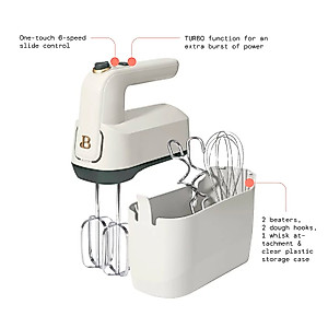 Beautiful Hand Mixer, by Drew Barrymore (White Icing)