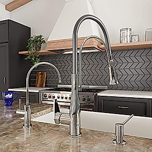 ALFI brand ABKF3001-PC Kitchen Faucet, 20.4"H, Polished Chrome