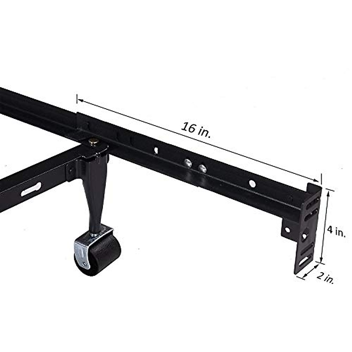 appacare Bed Frame Footboard Extension Brackets Set Attachment Kit - Fit for Twin, Full, Queen, or King Size Beds