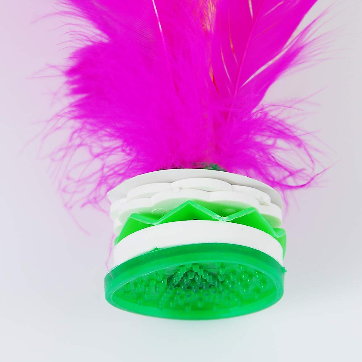 Jianzi 3 Pack Chinese Jianzi Kick Shuttlecock Colorful Feather Foot Sports Outdoor Toy Game