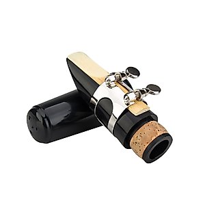 Glory Clarinet Mouthpiece Kit with Ligature,one Reed and Plastic Cap~black, Click to See More Colors