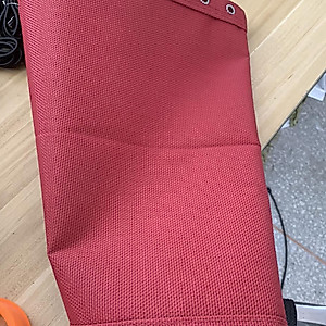 Duiaynke Durable Folding Lounge Repair Cloth Part Beach Pool Lawn Recliner Lounge Large Mesh Cloth Cover Zero Gravity Chair Cloth (Wine Red)