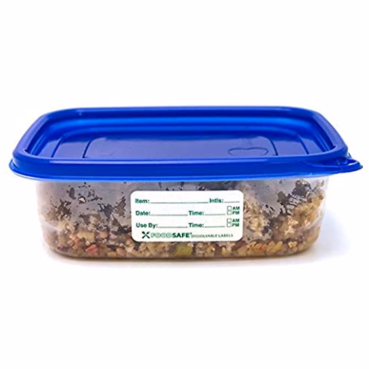 Kinteshun Food Storage Labels,Removale Dissolvable Food Preservation Sticker Label to Glass Plastic Metal Food Containers Jars for Kitchen Restaurant Food Storage Organization(500pcs,2x1")