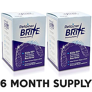 Retainer Brite Retainer brite -6 months supply- 2 boxes pack -192 tablets , 192 Count