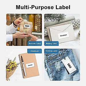 INJINEO Address Labels, 2" x 4" Shipping Address Labels for Inkjet & Laser Printers, Mailing Labels Compatible with 5163, 5263 and 8163 Labels, Easy to Peel (250 Labels, 25 Sheets)