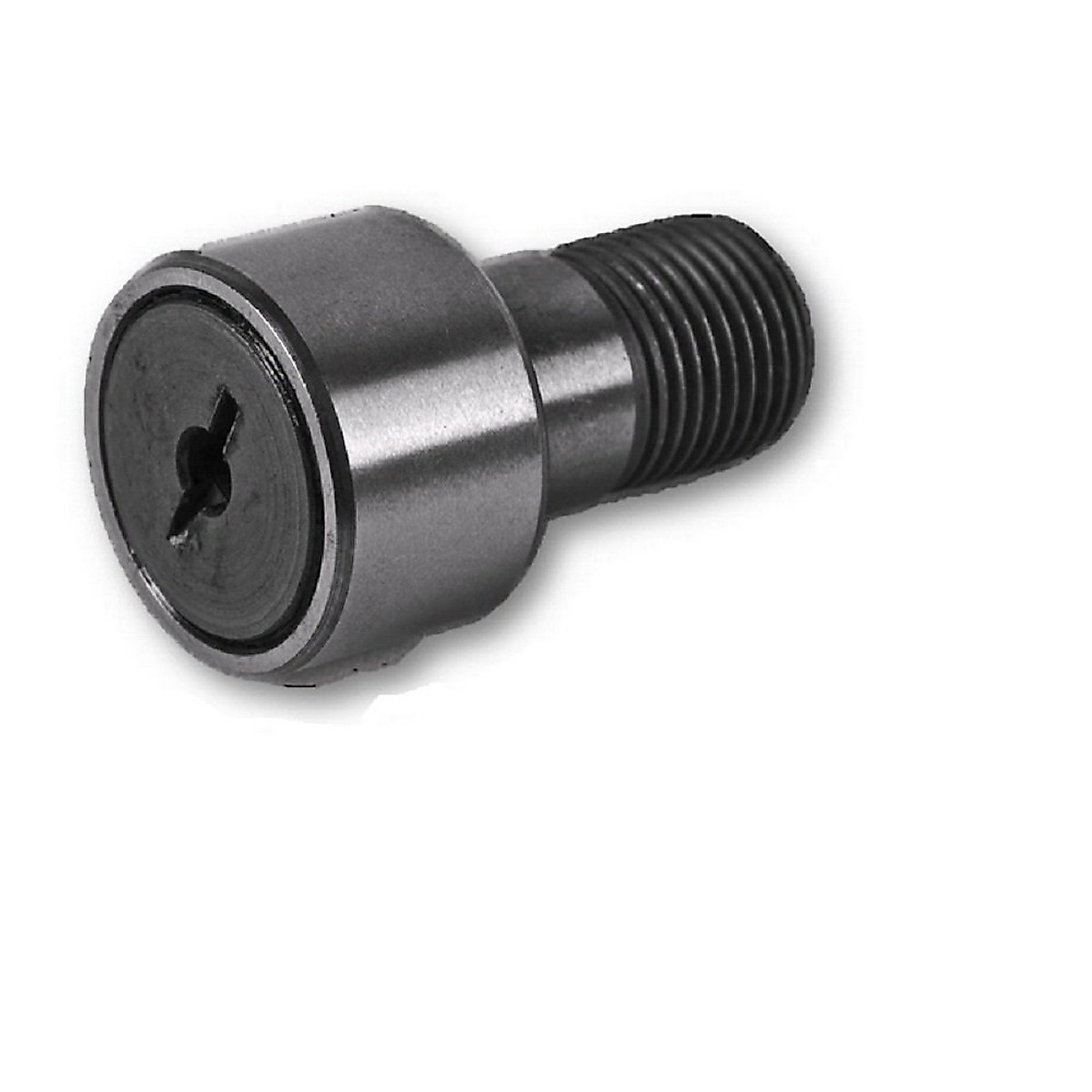 Smith Bearing HR-7/8 Cam Follower Needle Roller Bearing, Heavy Stud with Screwdriver Slot, Unsealed, 0.875"