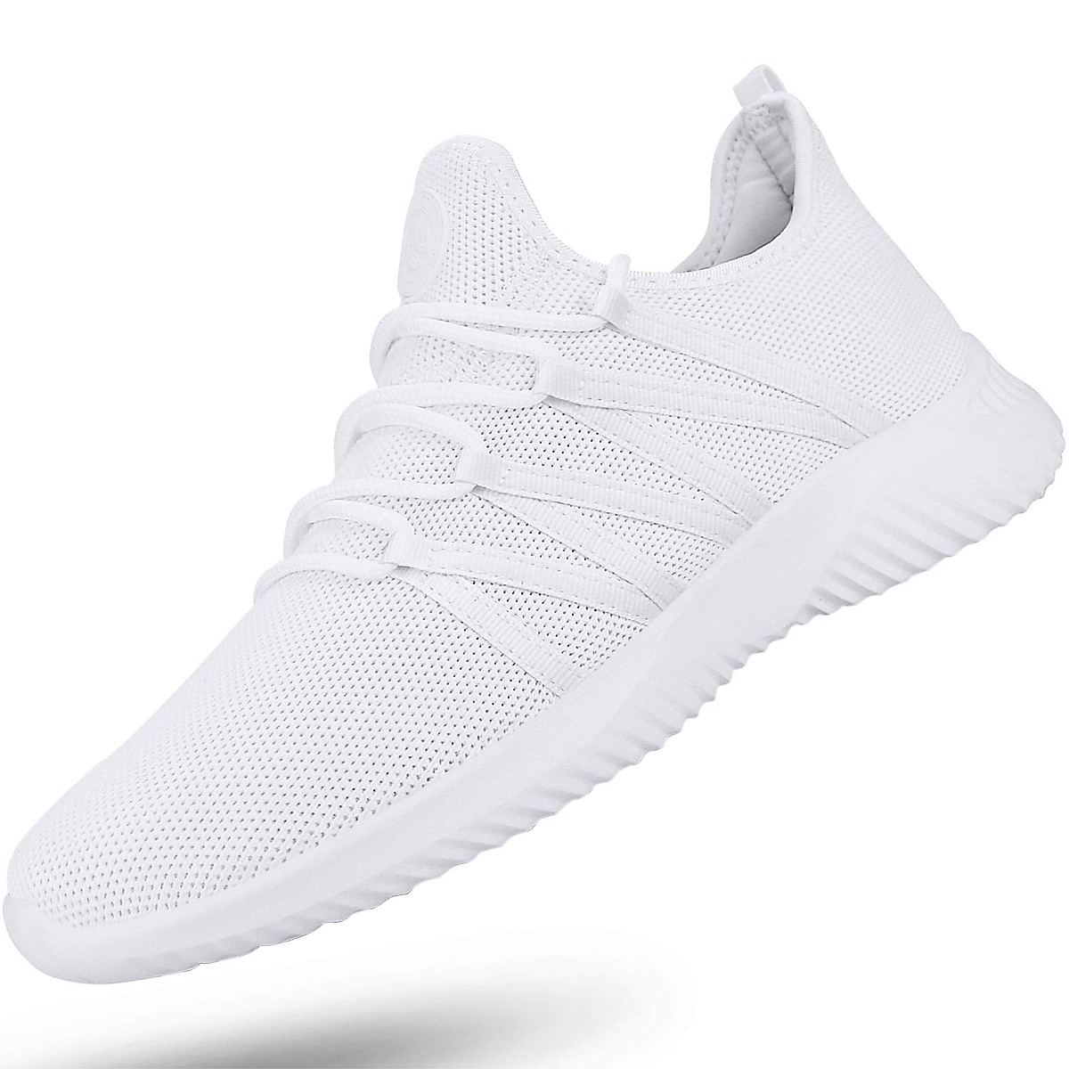 Feethit Mens Slip On Running Shoes Breathable Lightweight Comfortable Fashion Non Slip Sneakers for Men Cs05 White Size 10