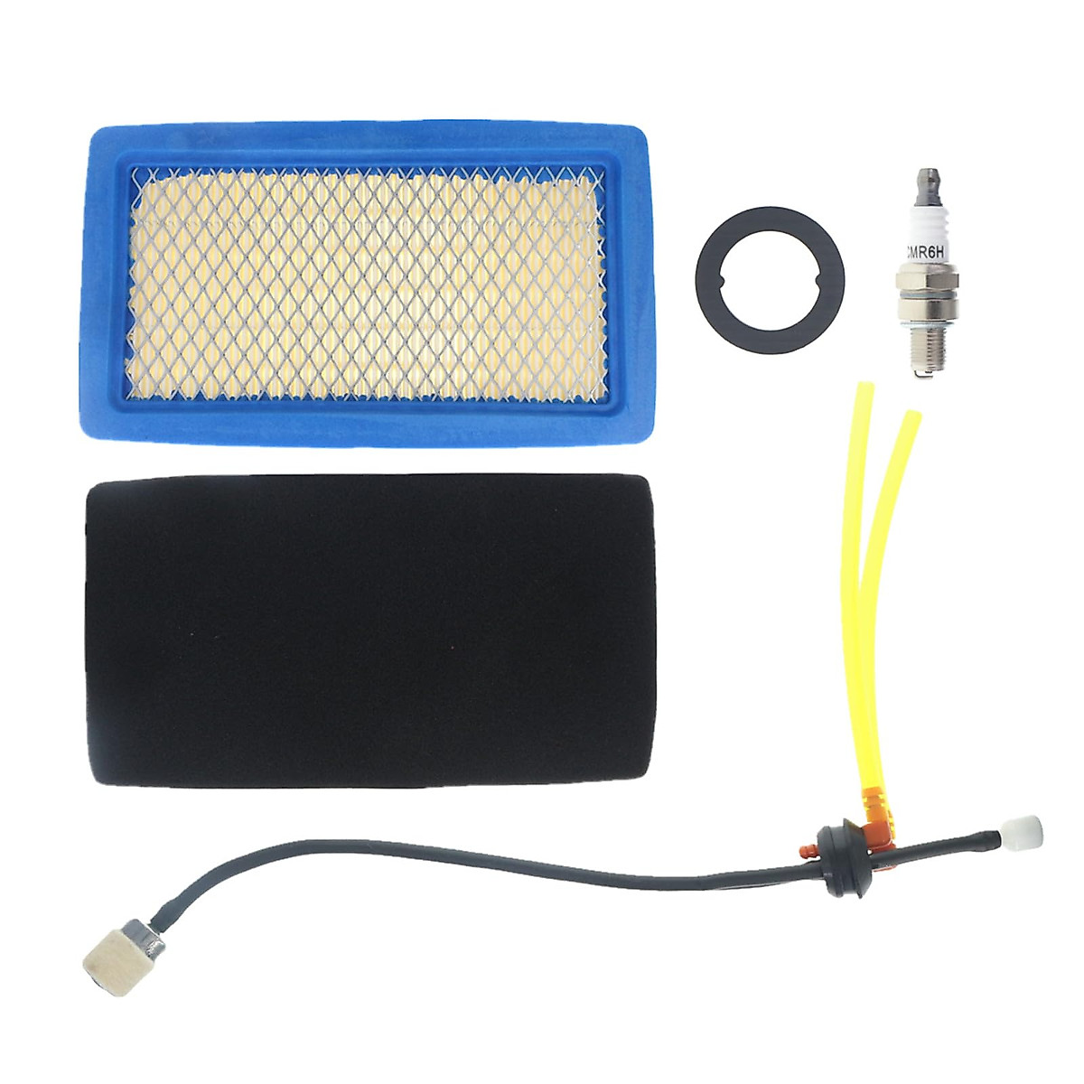 Cnfaner A226002070 Air Filter With 90195Y Fuel Hose for Echo Blowers PB8010 PB-8010T PB-8010H PB9010 PB-9010H PB-9010T