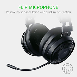 Razer Nari Essential THX Spatial Wireless Audio Gaming Headset (Renewed)