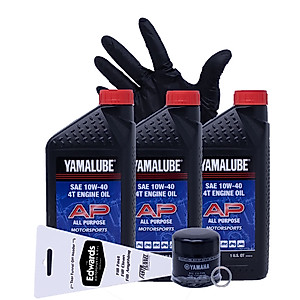 Edwards Oil Change Kit fits 2019-2021 Yamaha Grizzly EPS Kodiak 700