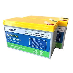 Casil LFP 12.8V 8AH Lithium Battery for APC Back-ups ES 750 750g 750va, APC Back-ups ns 600va bn600g ns 600, APC Back-ups ES 500, APC Back-ups cs 500 bk500 bk500blk APC Back-ups ES be550g 2 Pack