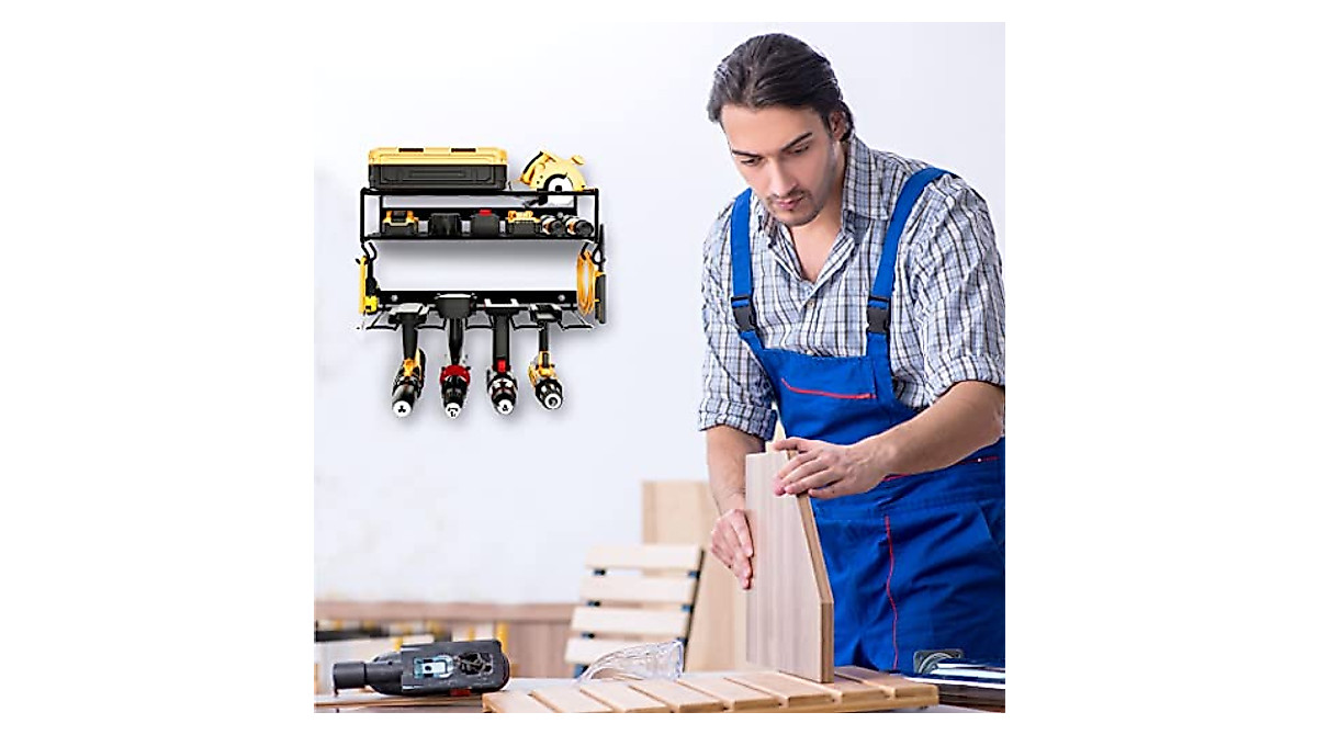 Power Tool Organizer by PITCH + PULSE – Garage Storage Solution