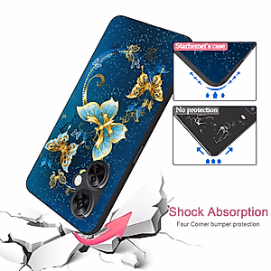 Starhemei for OnePlus Nord N30 5G Case, OnePlus Nord CE 3 Lite 5G Case, Silicone TPU Slim Rubber Flexibility Soft Protective Cover Protector Phone Case for OnePlus Nord N30 5G 2023 (Butterfly)