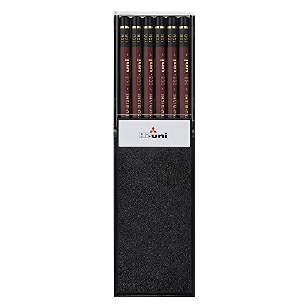 uni Hi Wooden Pencil - 10B - Box of 12 (HU10B)