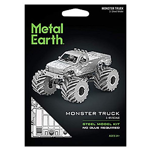 Fascinations Metal Earth Monster Truck 3D Metal Model Kit