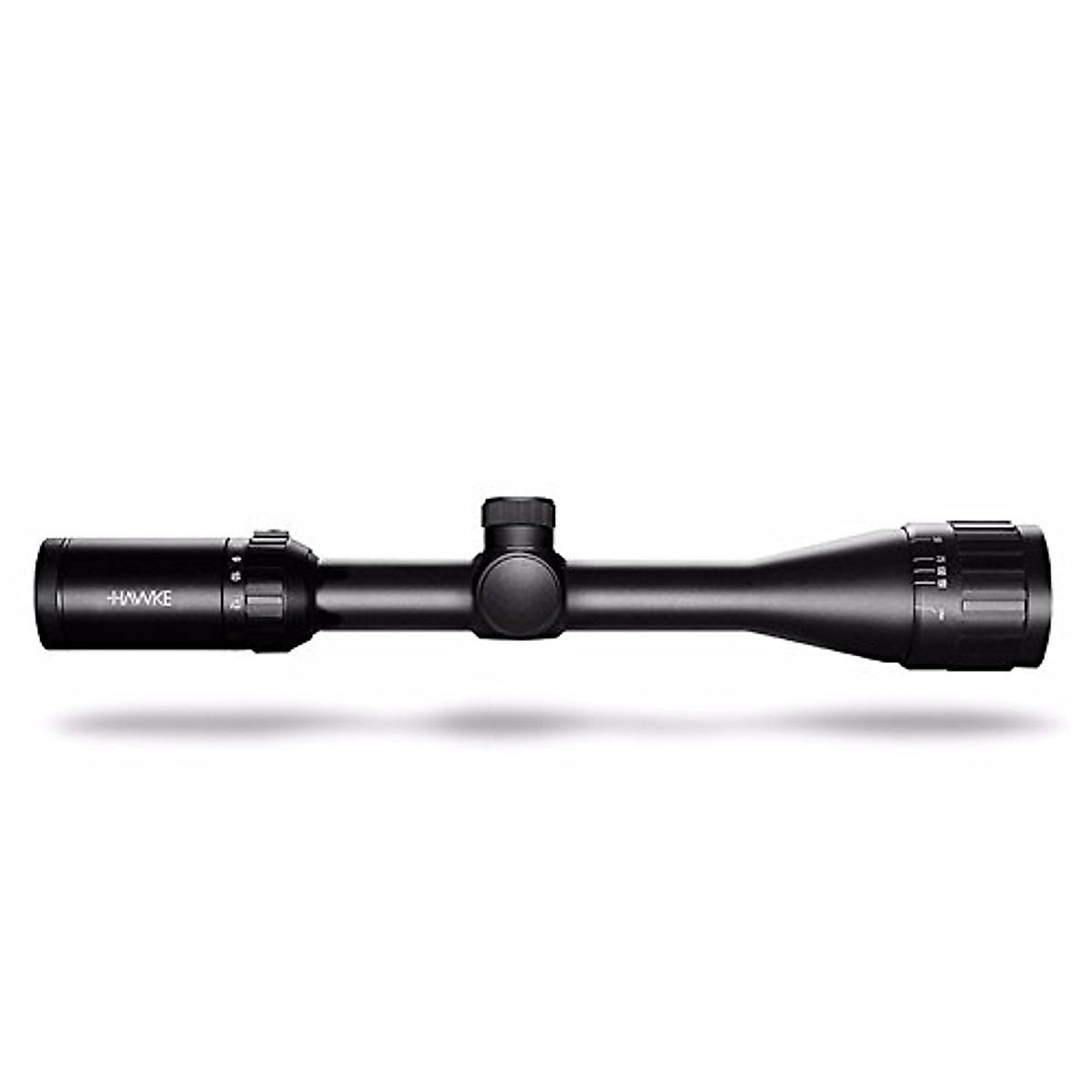 Hawke Sport Optics Vantage 4-12x40 Rimfire .17 HMR Riflescope Bundle with 2-Piece Weaver Medium Riflescope Rings (2 Items)