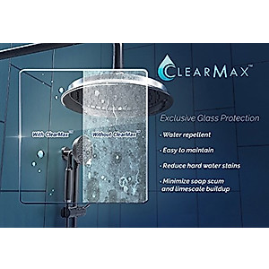 DreamLine Unidoor 28 in. W x 72 in. H Frameless Hinged Shower Door in Brushed Nickel, SHDR-20287210F-04