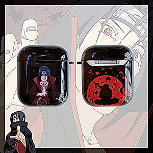Airpods 2 / 1Case Fashion Anime Naruto, Uchiha Ltachi, Payne, Kobe 24, Cartoon Pattern Shockproof and Anti-Fall TPU Skin Airpods Case. (IMD = Mustela)
