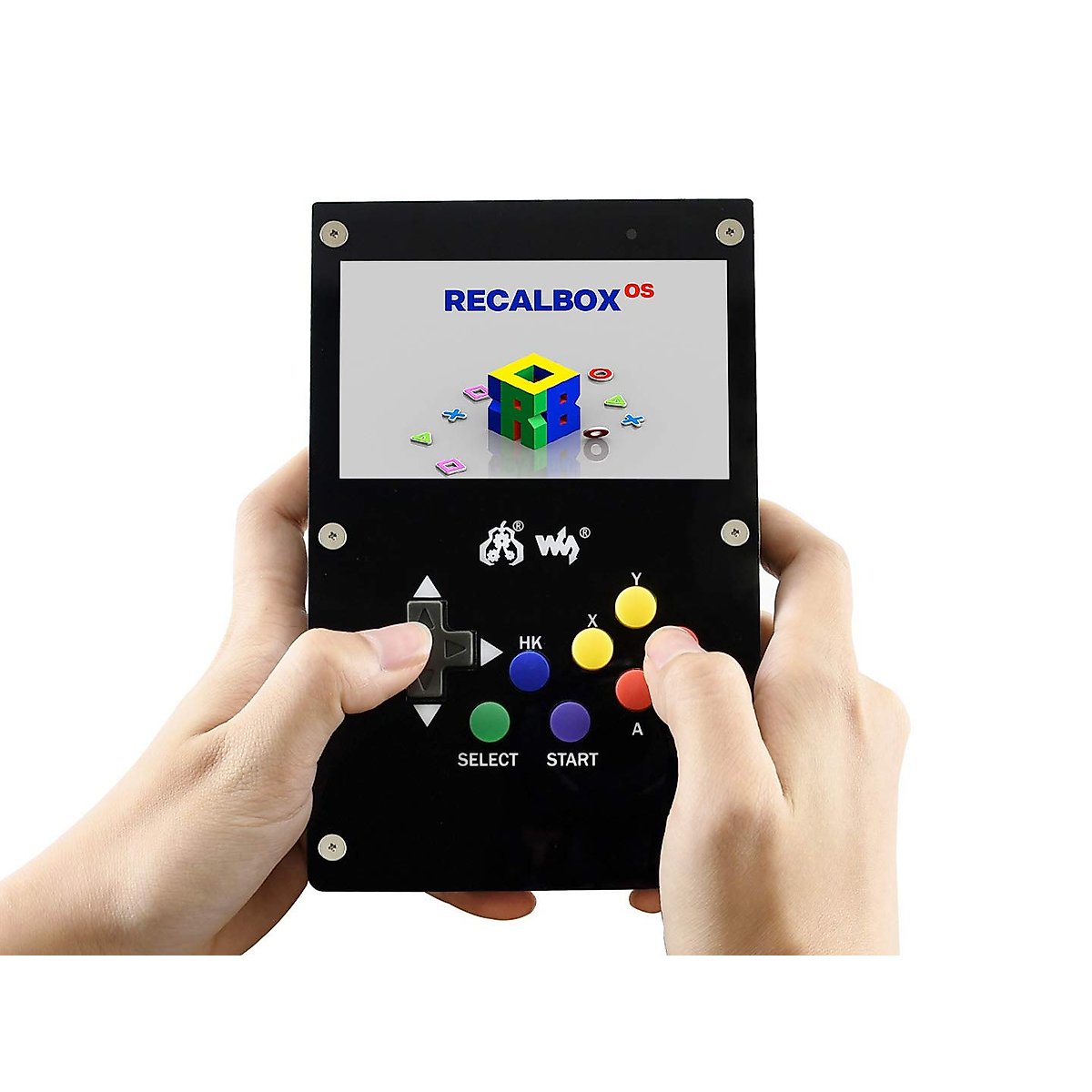 GamePi43 Accessories Kit for Raspberry Pi 4B/3B+/3B/2B/B+ Portable Retro Video Handheld Game Console with 4.3inch IPS Display 800x480 Pixel 60 fps Smooth Gaming Experience Speaker Earphone Jack