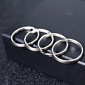 30 Pcs Pet ID Tag Bone Shape 38MM Blank Personalized Aluminium Pendants Tag Dog Cat Pet Name Phone Number ID Tag Charm with Key Ring for Dogs Cats