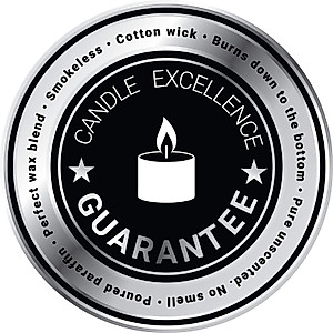 CandleNScent Unscented Tealight Candles, 30 Pack, White, Made in USA