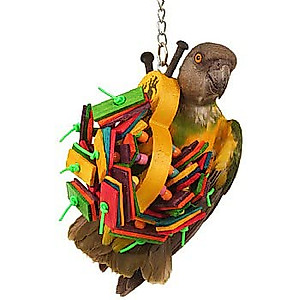 Super Bird Creations SB391 Sm. Buzbee Bird Toy, Small/Medium Bird Size, 9" x 4" x 4"